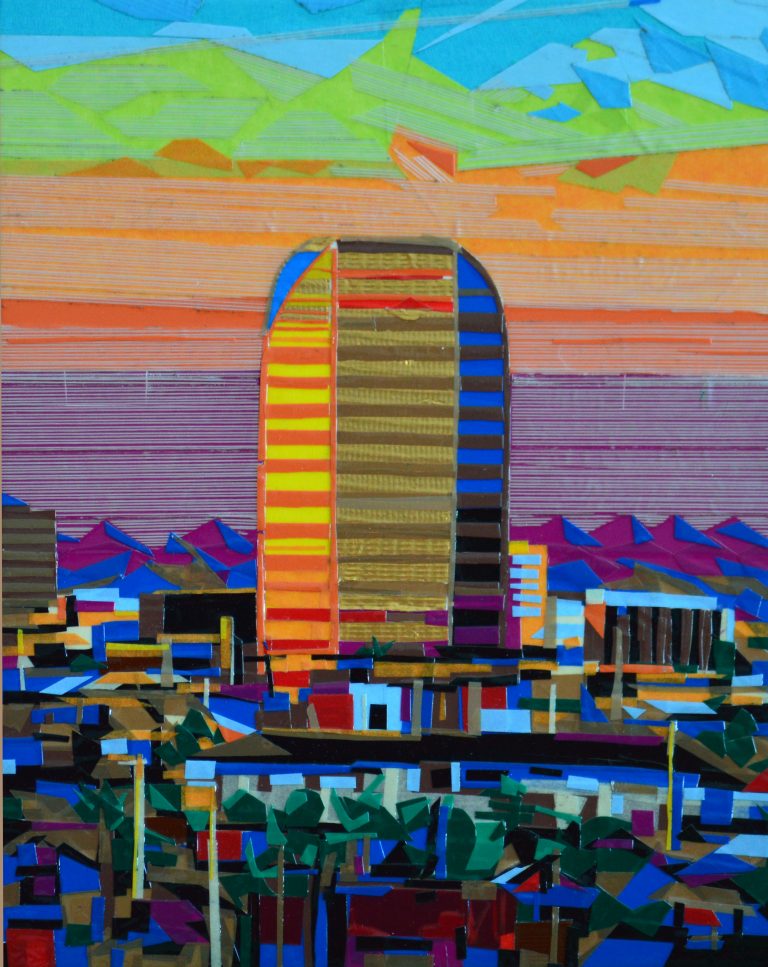 Collage | Travis Ivey Fine Art - oil paintings, collage and plein air